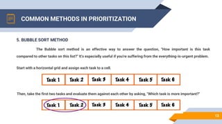 Lecture Modes of Project Prioritization. | PPT