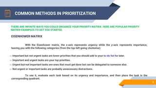 Lecture Modes of Project Prioritization. | PPT