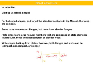 Lecturer-10-Plate Girders Design Steps 2 | PPTX