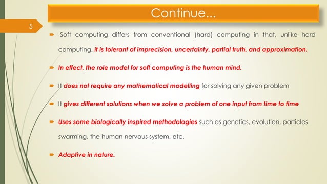 Introduction to soft computing | PDF | Artificial Intelligence | Technology & Computing
