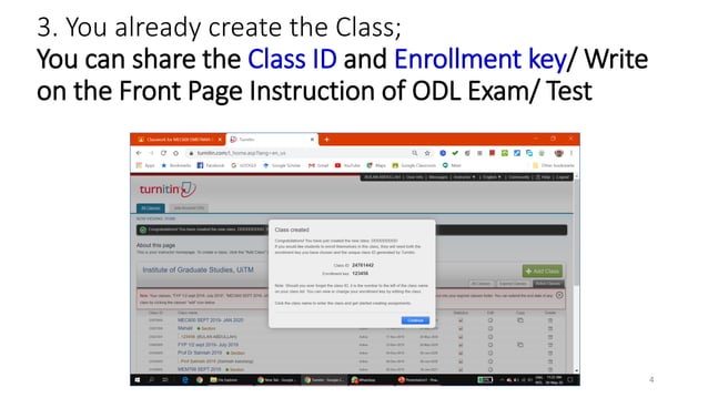Lecturer How To Create Class And Assignment Turnitin Ppt