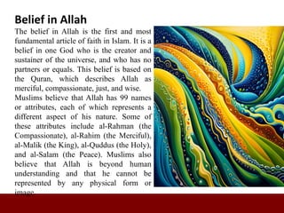articles of faith or basic faith in islam | PPT