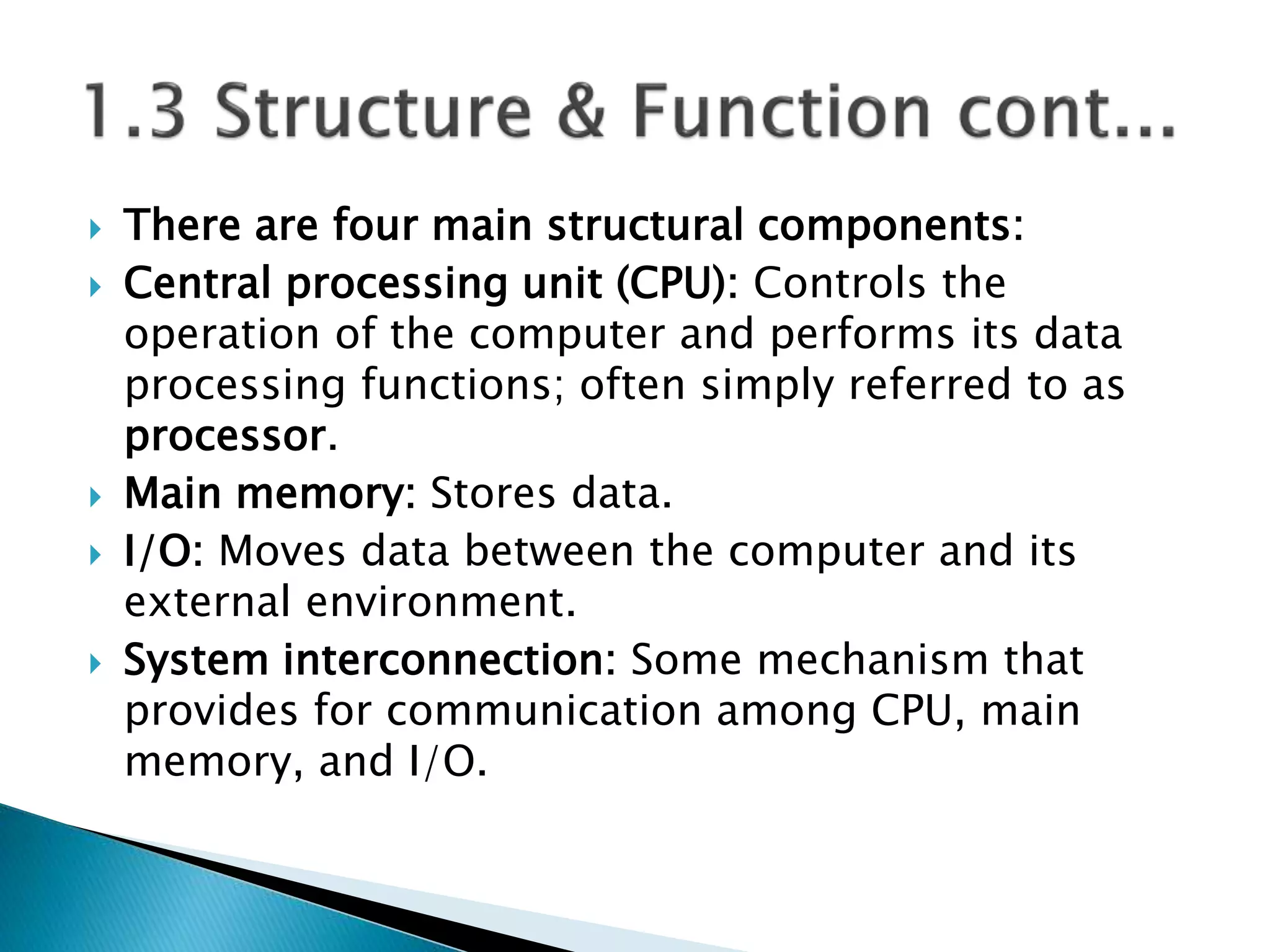 Lecturer1 introduction to computer architecture (ca) | PPT