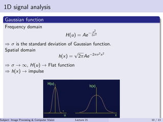 Frequency Domain Operation for Image Enhancement | PPT