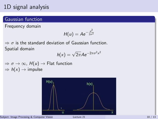 Frequency Domain Operation for Image Enhancement | PPT
