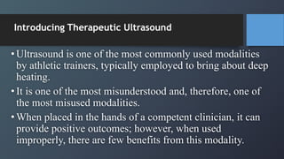 Lecturer 4 Therapeutic Ultrasound.ppt