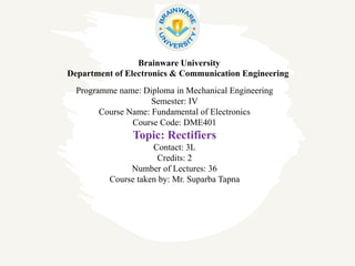 Lecture_Rectifierhggjhcvjgcvbvbbbvvvvvvv | PPT
