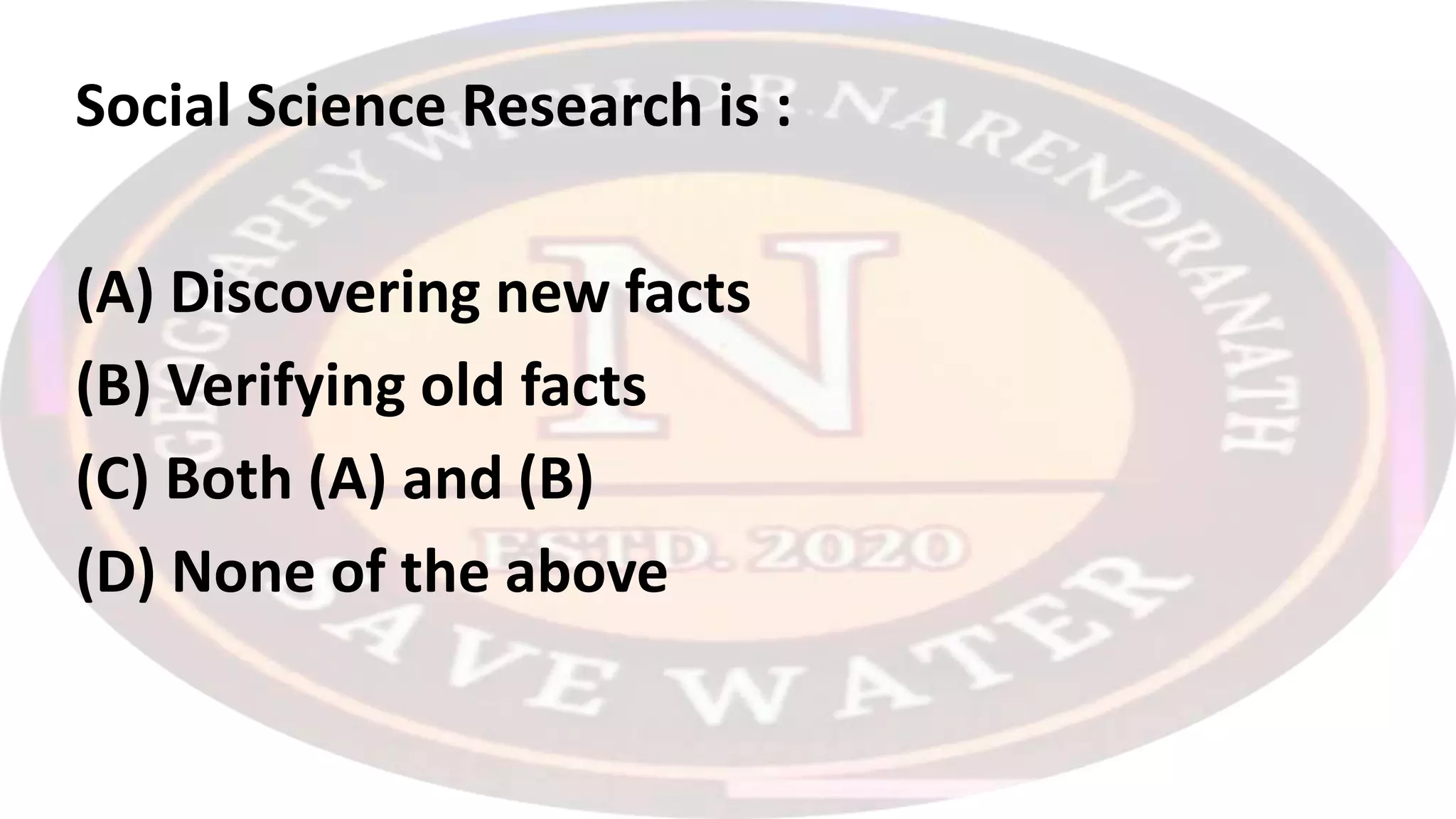 PhD entrance exam Research Methodology MCQ | PPTX