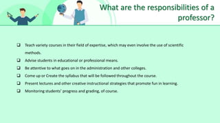 Lecturer vs. Professor – What’s the Difference | PPT