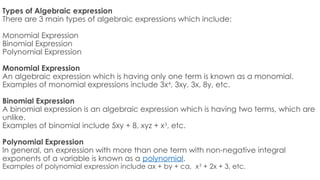 Lectures of algebra for the student .pptx