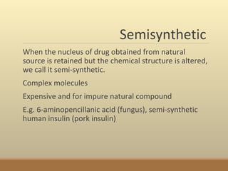 Lectures 02 Sources of Drugs | PPT