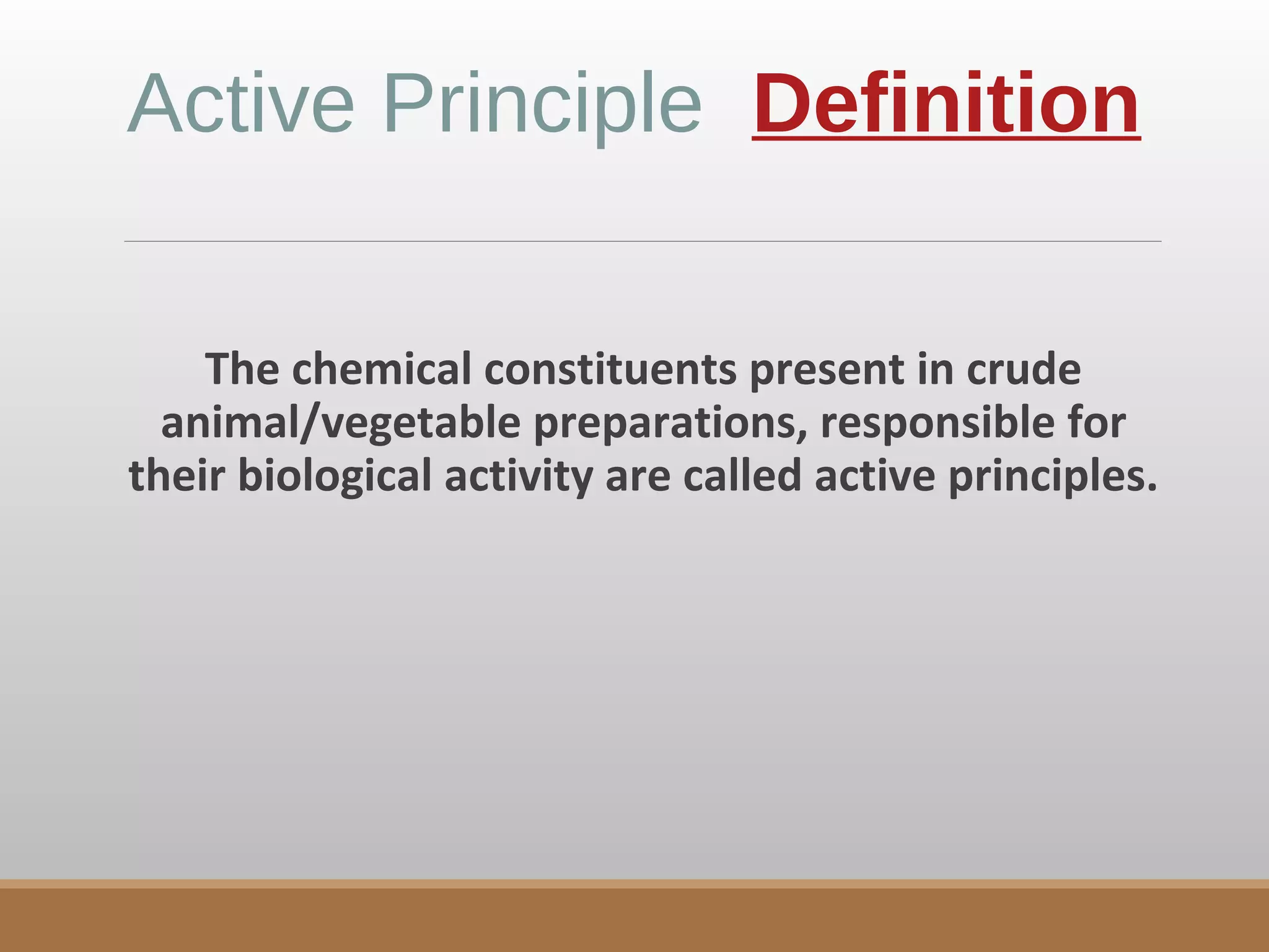 Lectures 03 Active principles of drugs and pharmacopeas | PPT