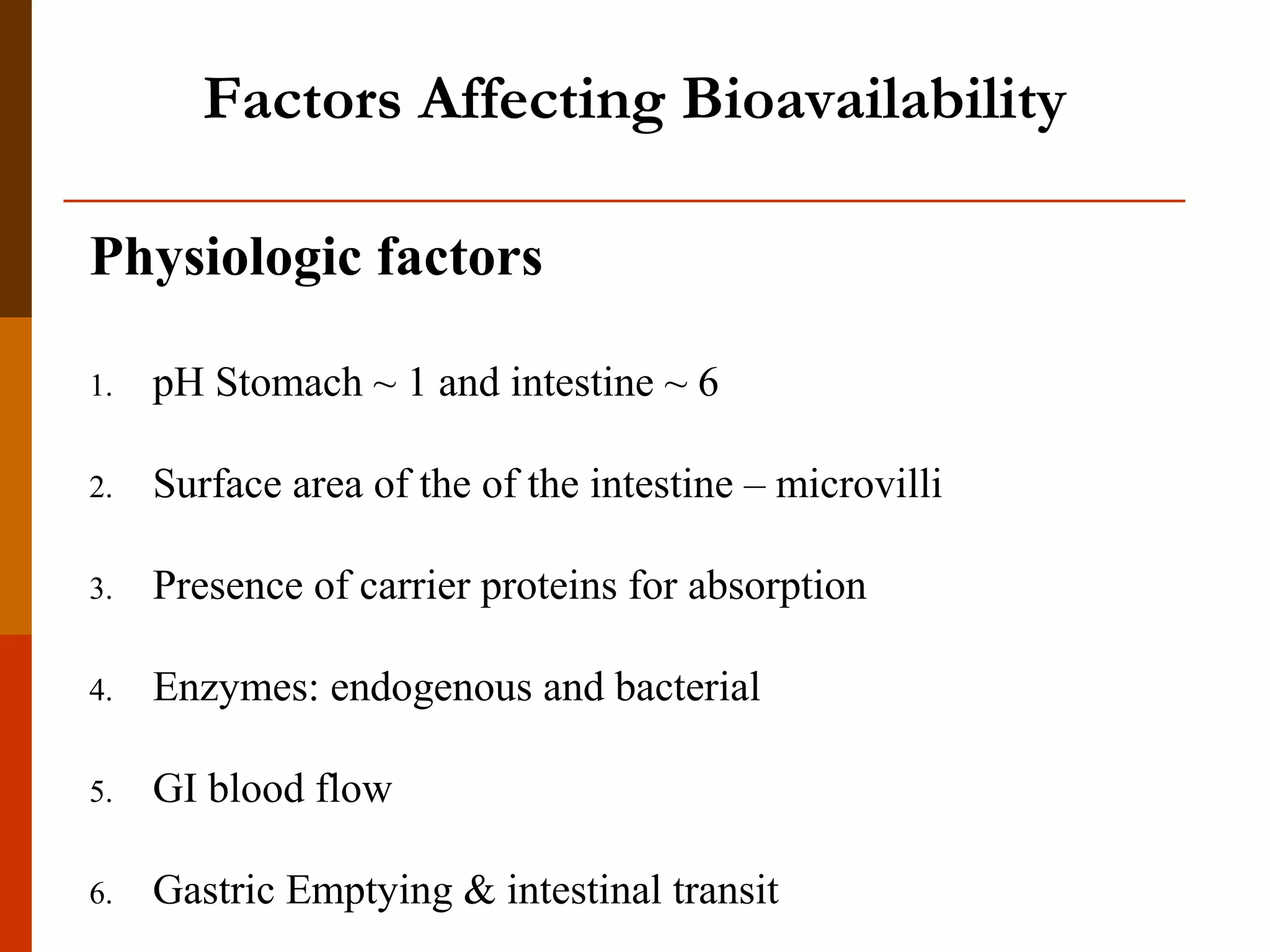 Lectures 11 Bioavailability | PPT