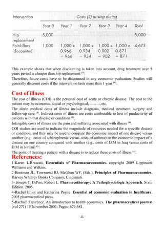 Pharmacoeconomics 1 | PDF
