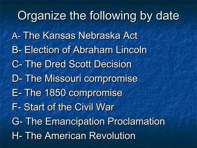 PRELUDE TO CIVIL WAR | PPT