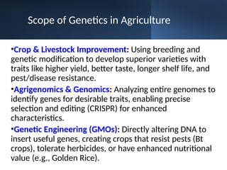 Comprehensive Introduction to Genetics: Heredity, Chromosomes, and ...