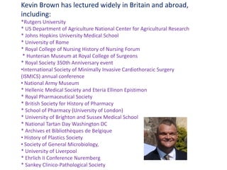 Lectures Available From Kevin Brown | PPT