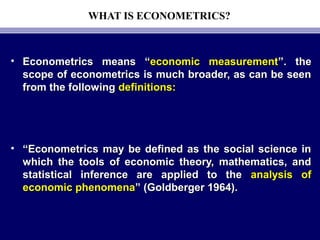 Economatrics | PPT