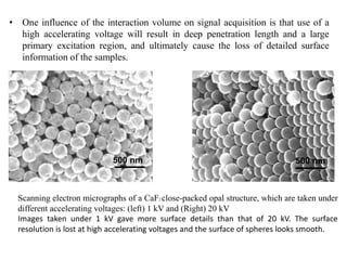 Lecture Scanning electron microscopy and its uses | PDF