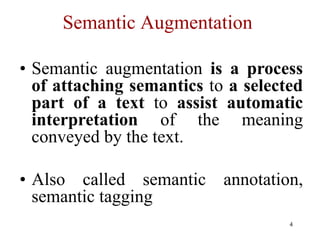 Lecture semantic augmentation | PPTX