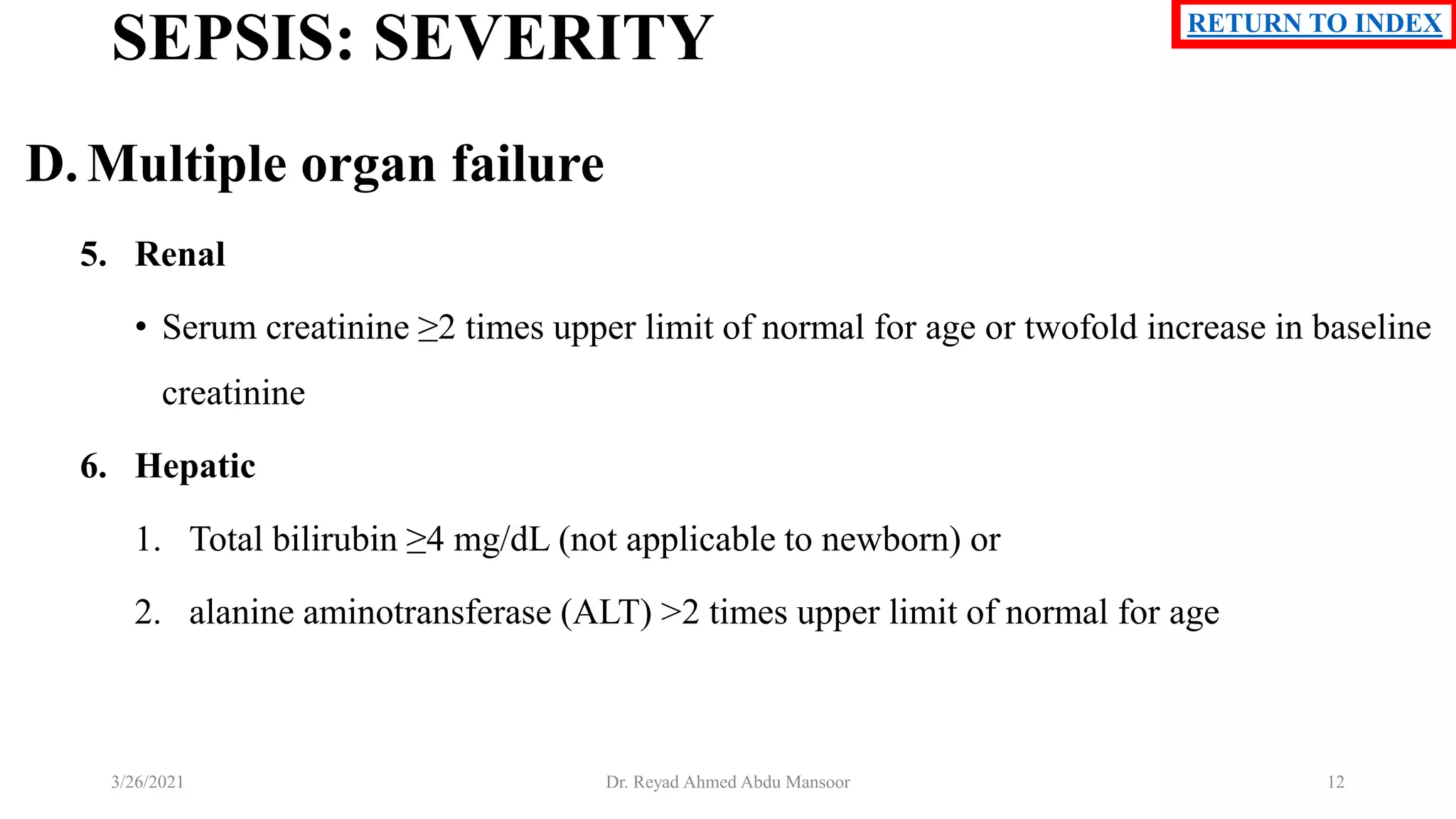 Lecture sepsis in children | PPTX