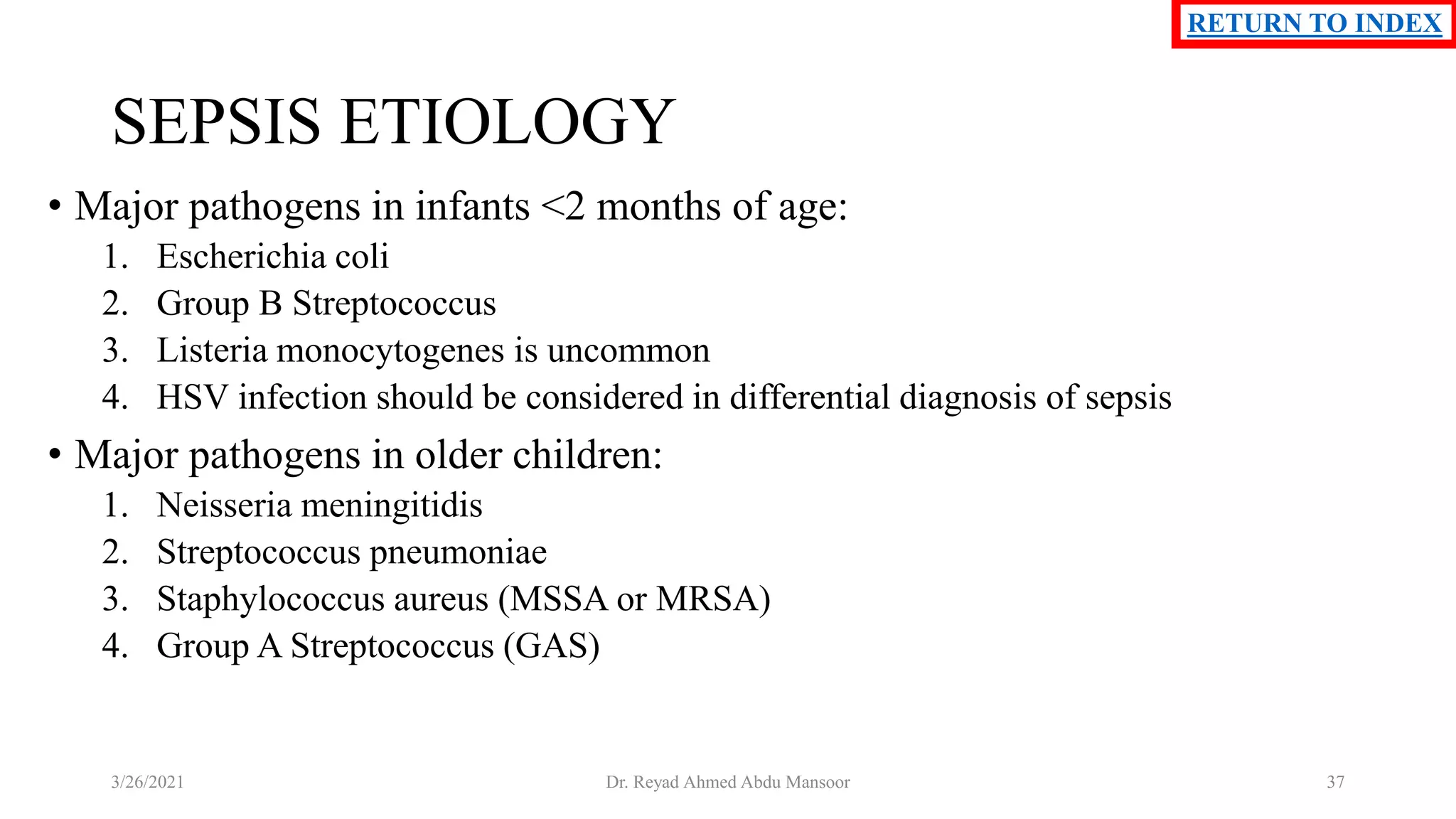 Lecture sepsis in children | PPTX