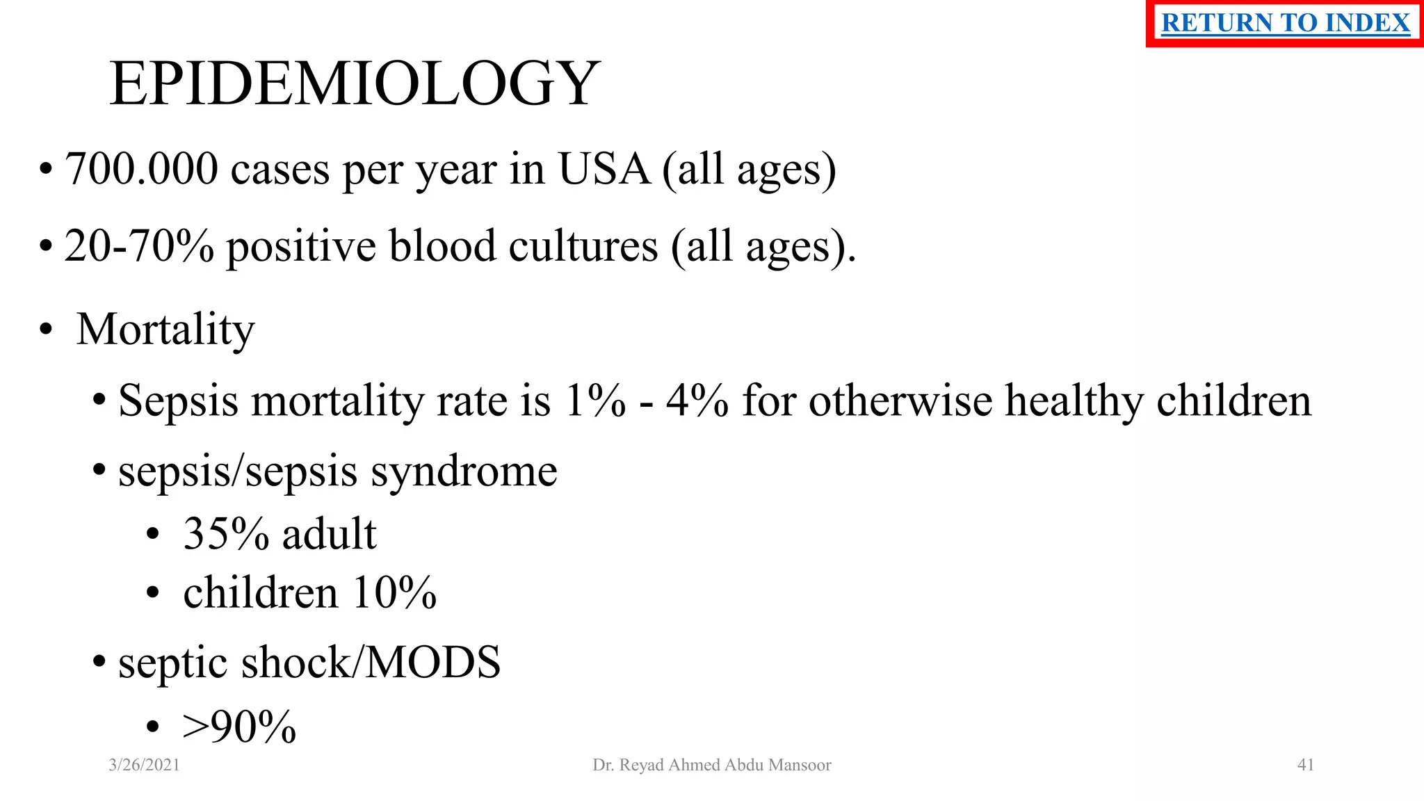 Lecture sepsis in children | PPTX
