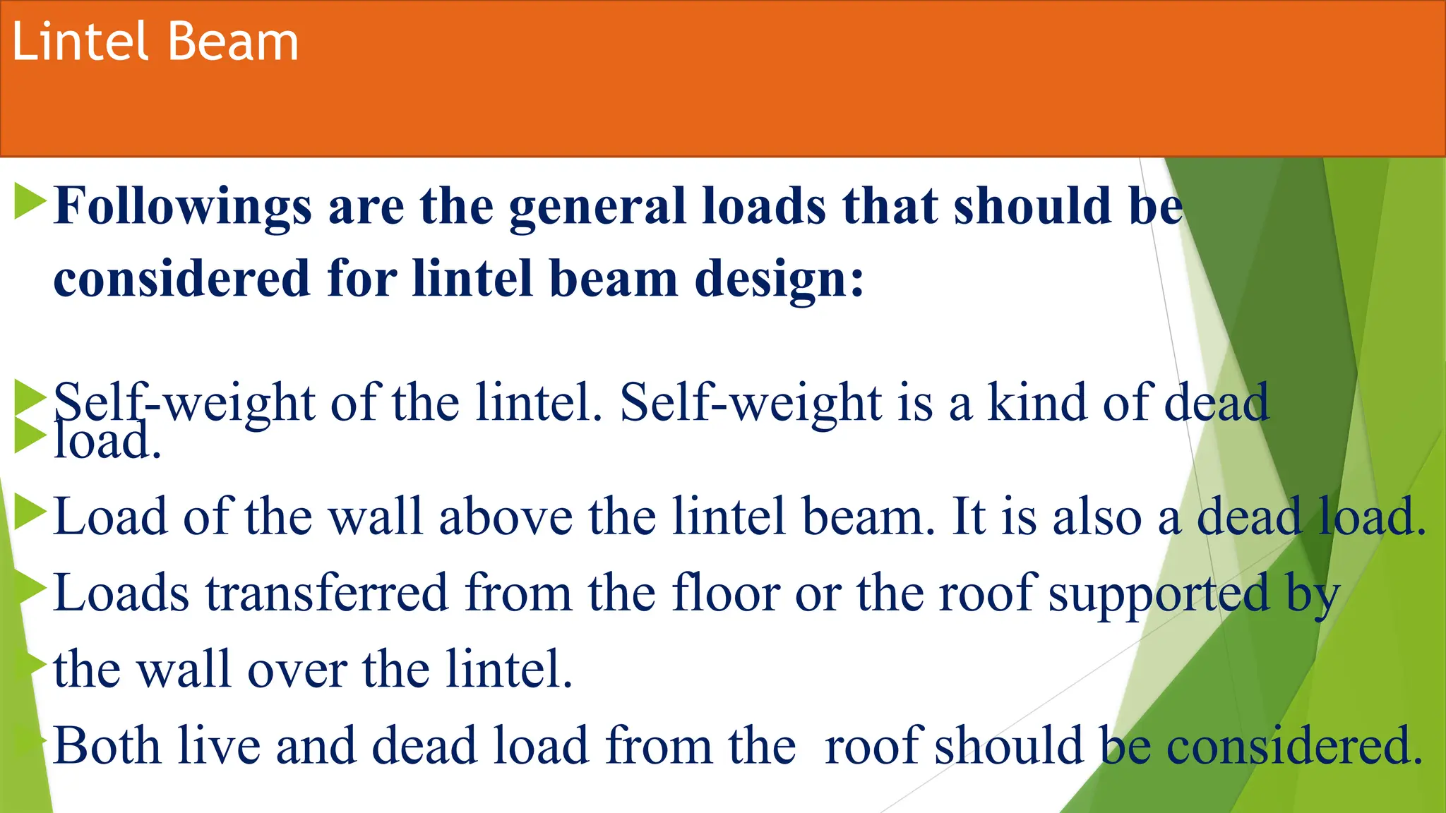 Beam, Slabs, Lintels: Reinforcement and details | PPTX