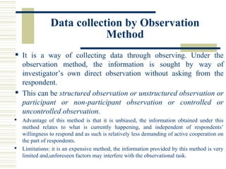 data collection methods | PPT