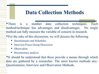 data collection | PPT