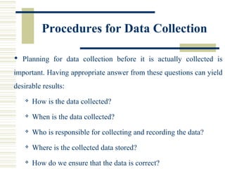 data collection | PPT