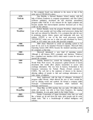 Lecture series 1 computer fundamentals | DOCX | Operating Systems ...