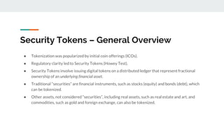 Tokenizing the Equity of Private Companies by Michael Naylor | PPT