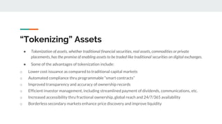 Tokenizing the Equity of Private Companies by Michael Naylor | PPT