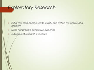 Exploratory Research and Qualitative Analysis Lecture-7 | PPT