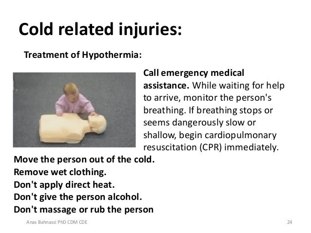 First Aid: Temperature related injuries