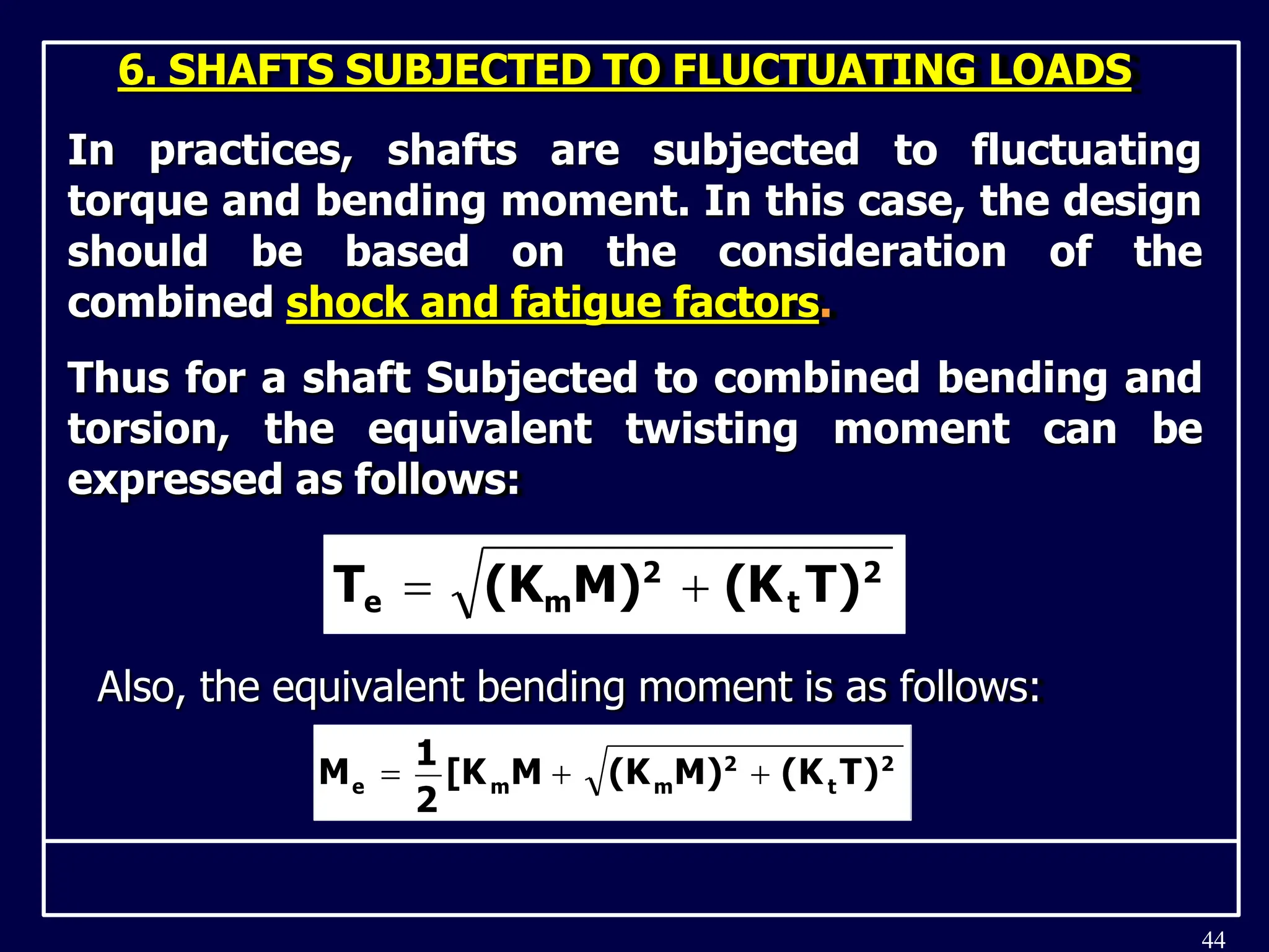 Lecture note on Shaft design of machine element.pptx