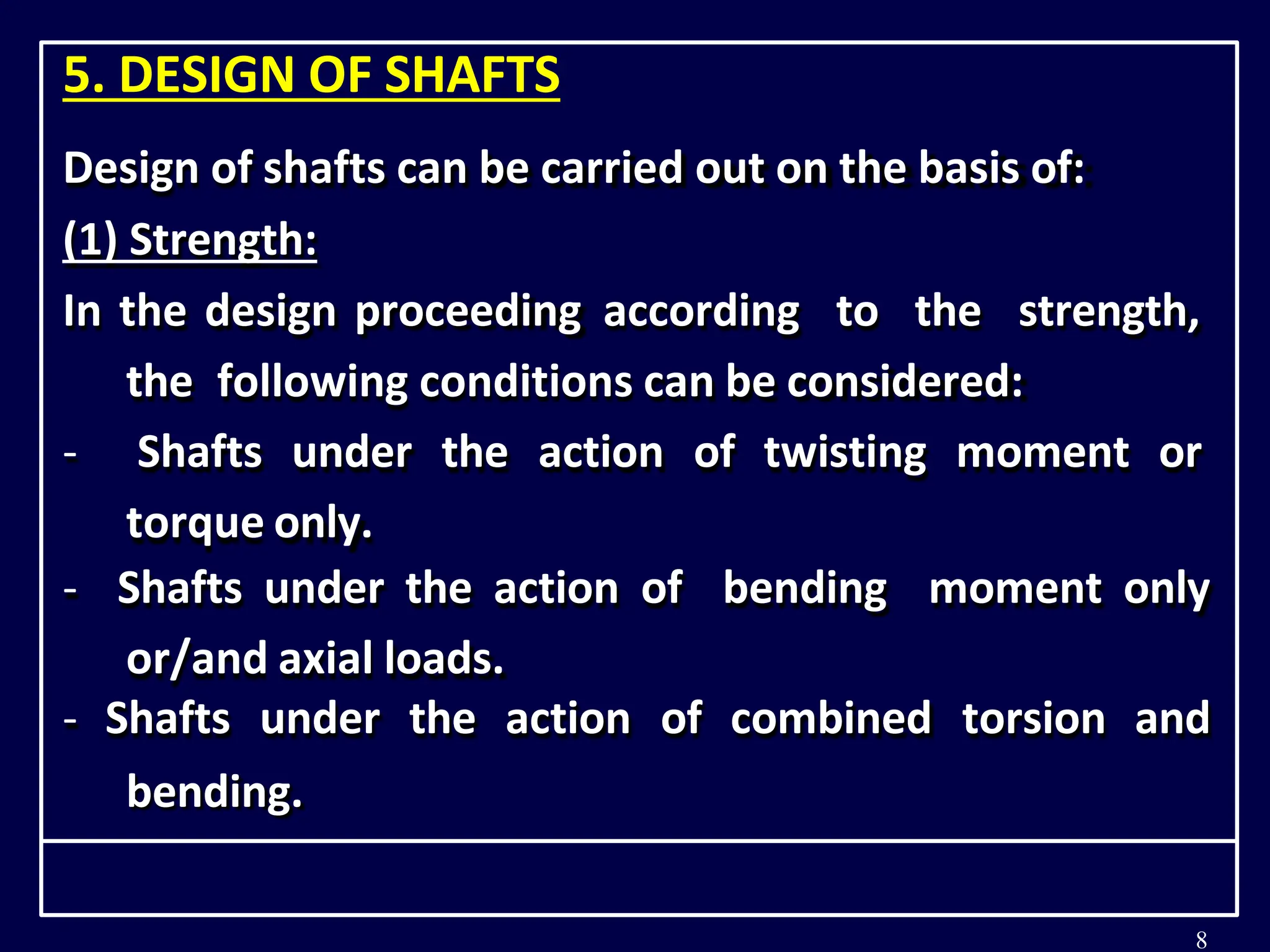 Lecture note on Shaft design of machine element.pptx