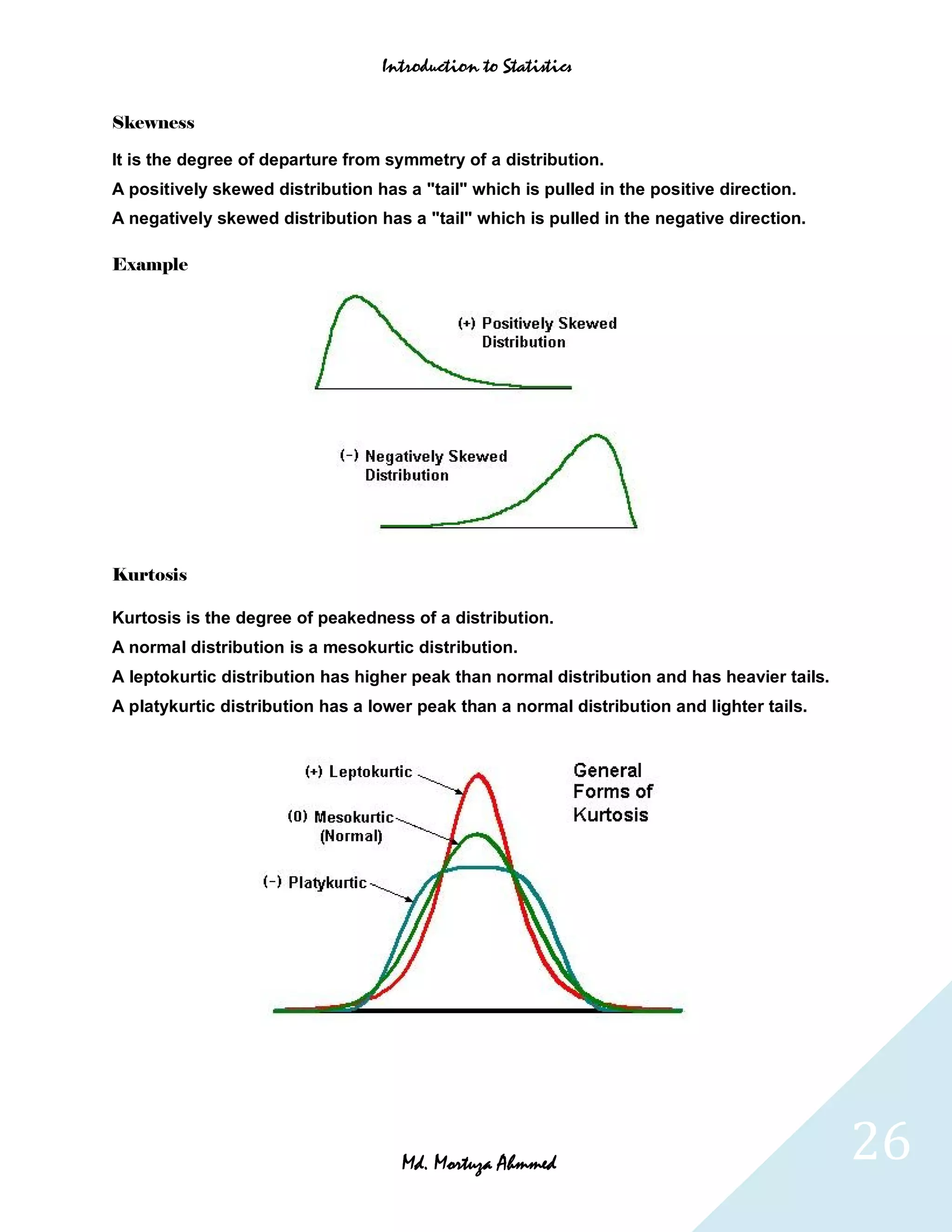 Lecture sheet on basic statistics | PDF