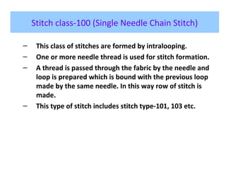 stitch classification | PPT