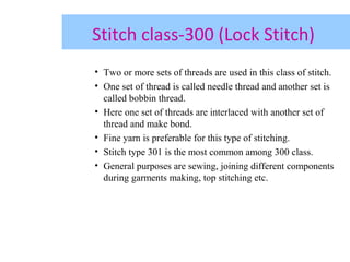 stitch classification | PPT