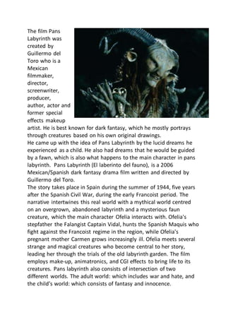 Pan's Labyrinth | PDF