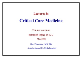 Lectures in ICU . . . . . | PDF