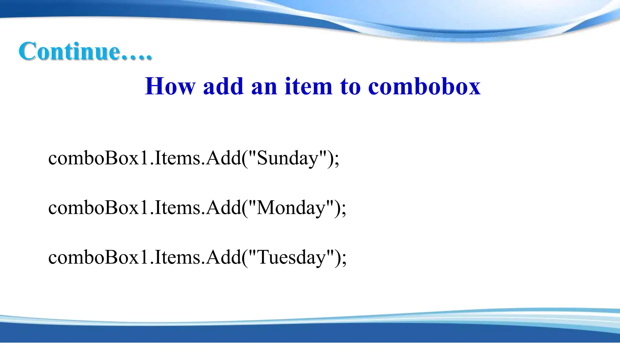 ComboBox in C#.pptxhshshzzjzhzjzhzhzhjsh | PPT