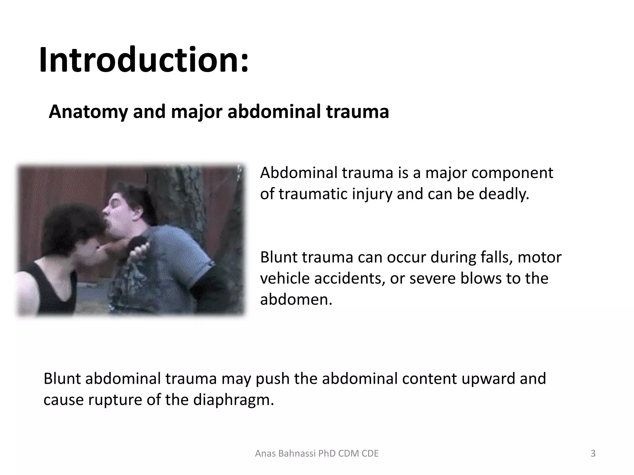 Lecture six abdominal injuries | PDF