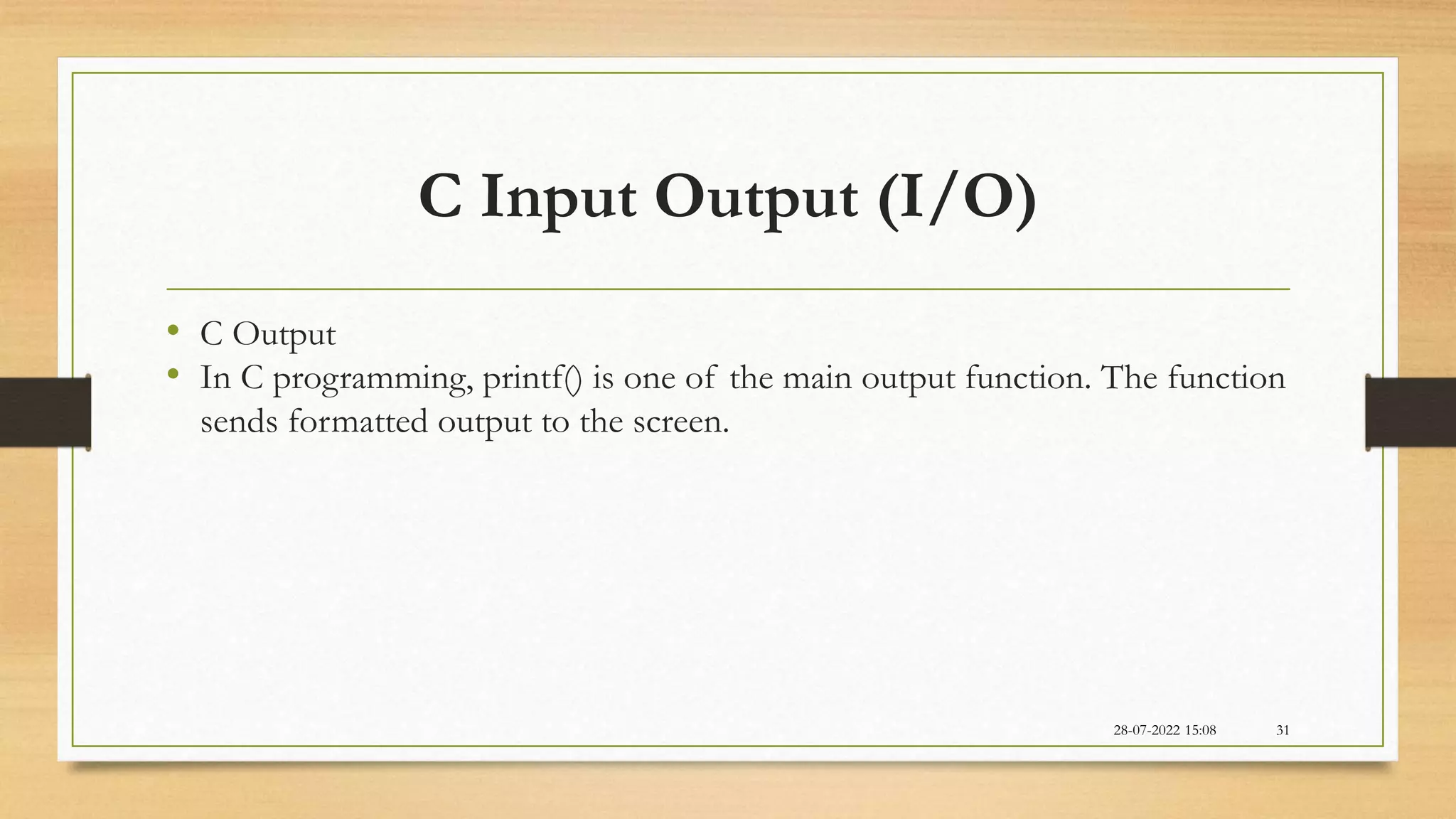 C programming | PPTX