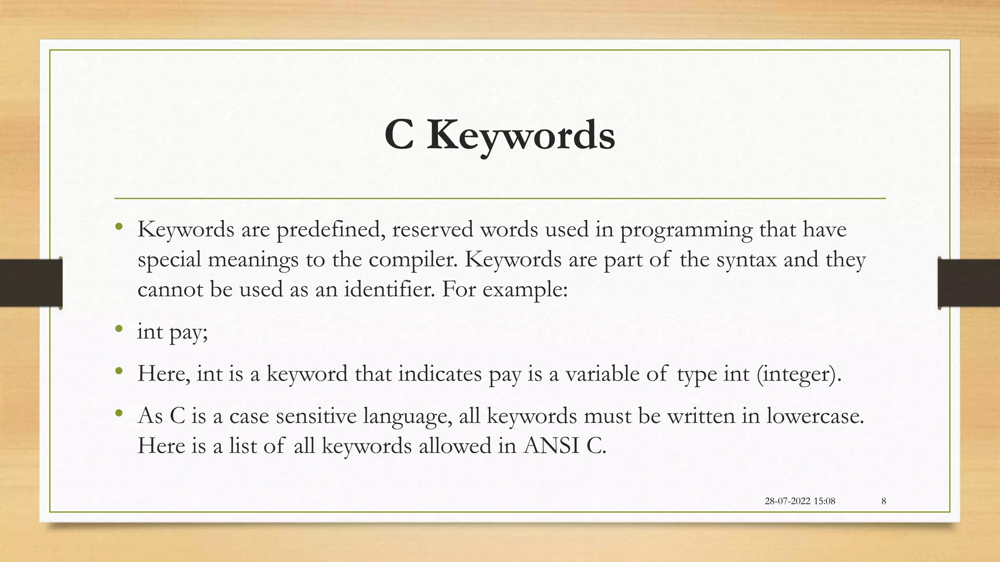 C programming | PPTX