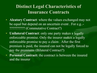 Lecture slide chapter 2 insurance and risk management | PDF