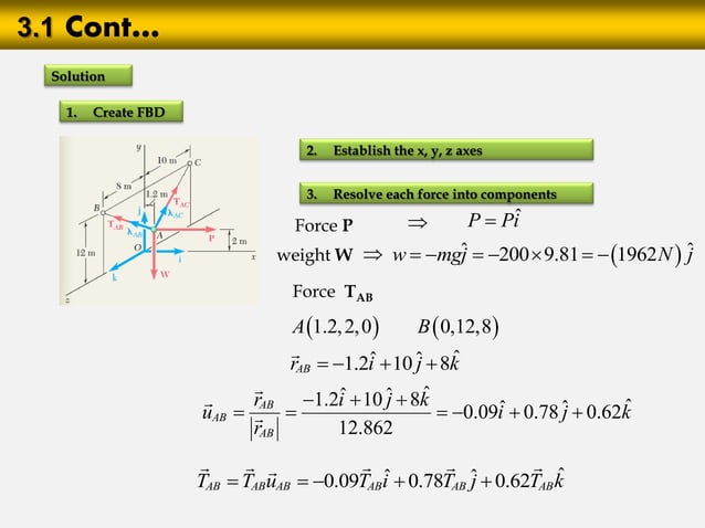 Lecture slide on Equilibrium of a Particle.pdf