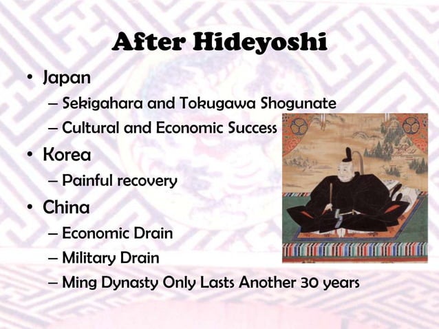 Hideyoshi in World History | PPTX